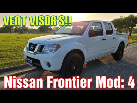Nissan Frontier Auto Ventshade Install!! Mod: 4