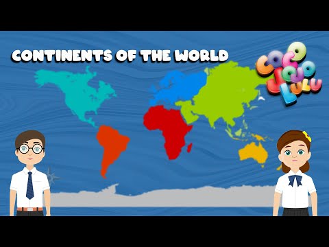 Learn Continents of the World in Urdu | Coco Jojo Lulu | Kids rhymes