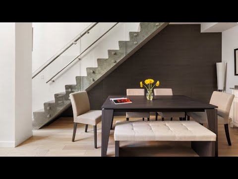 TOURING a SOPHISTICATED NYC DUPLEX w 20-FT CEILINGS! | 540 West 49th St #105N | SERHANT. Tour