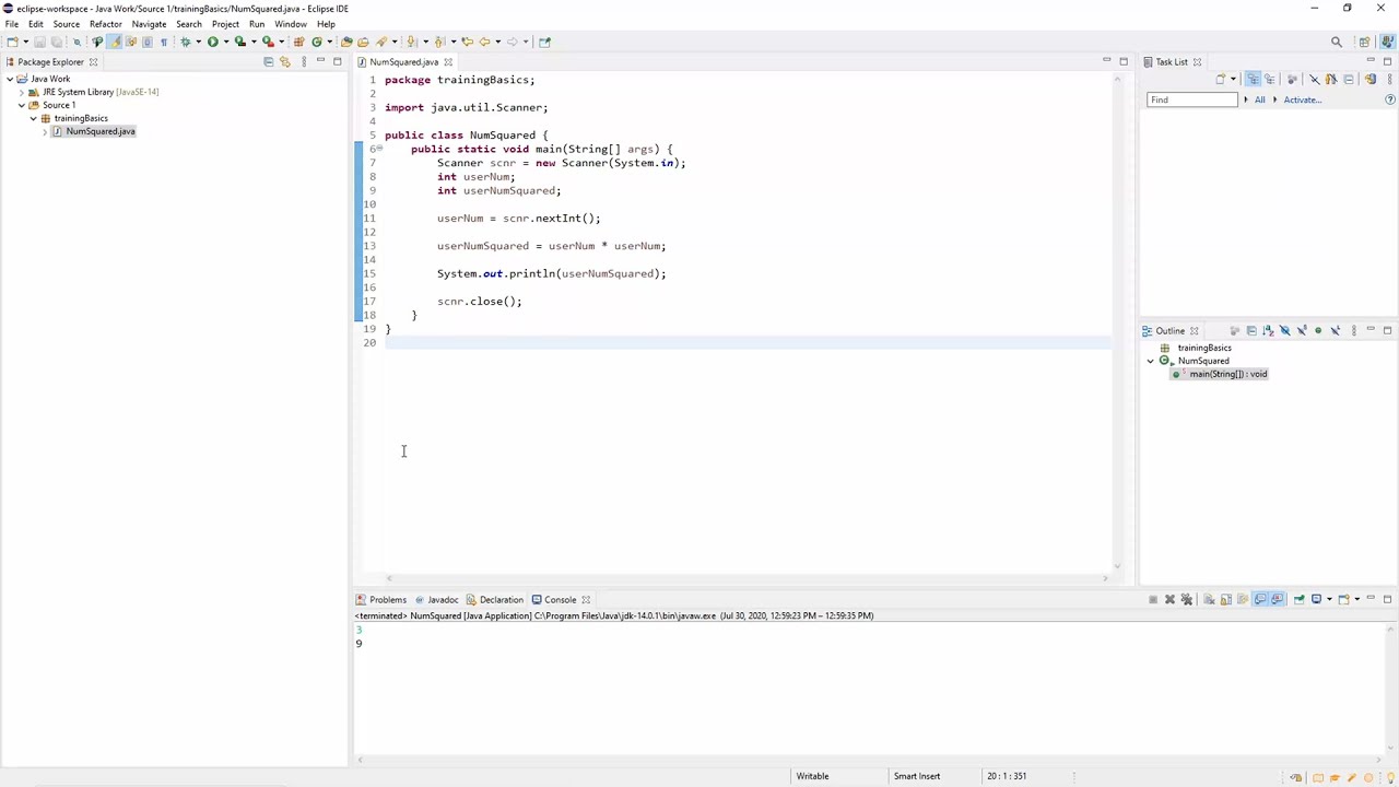 Java Lab: Training_Basics