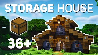 Minecraft: How to build a Oak Cabin Decorative house Tutorial ...