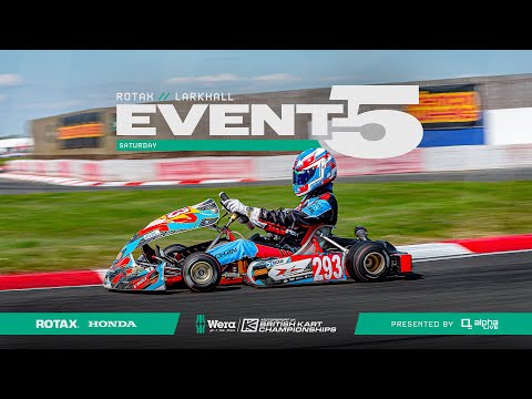 LIVE ROTAX & HONDA Event 5 | Larkhall | Saturday | 2025 Wera Tools British Kart Championships