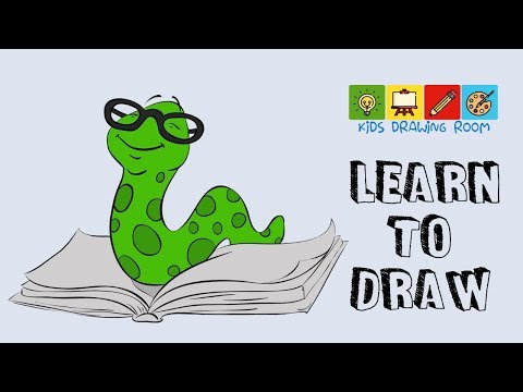 How To Draw a BookWorm