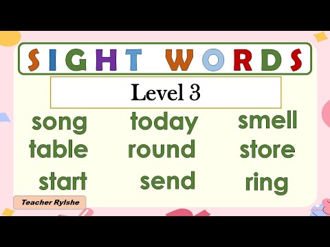 BASIC SIGHT WORDS FOR GRADES 2,3,4 | LEARN TO READ SIGHT WORDS | READING LESSON FOR KIDS | NRP