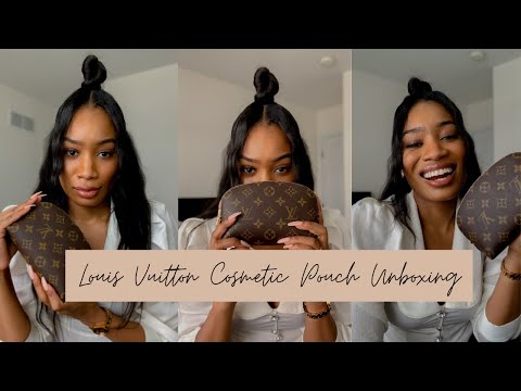 Louis Vuitton Unboxing: Cosmetic Pouch | What Fits Inside? | BRITT LATHRECE