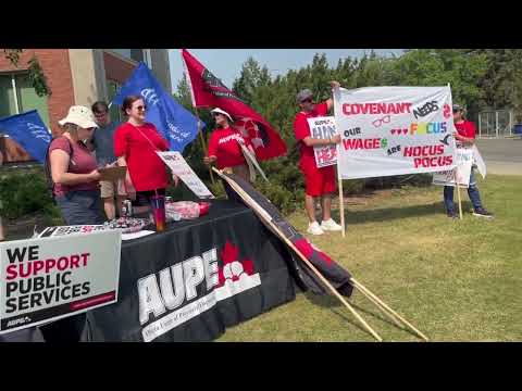 AUPE Covenant Health Picket | Radical Citizen Media