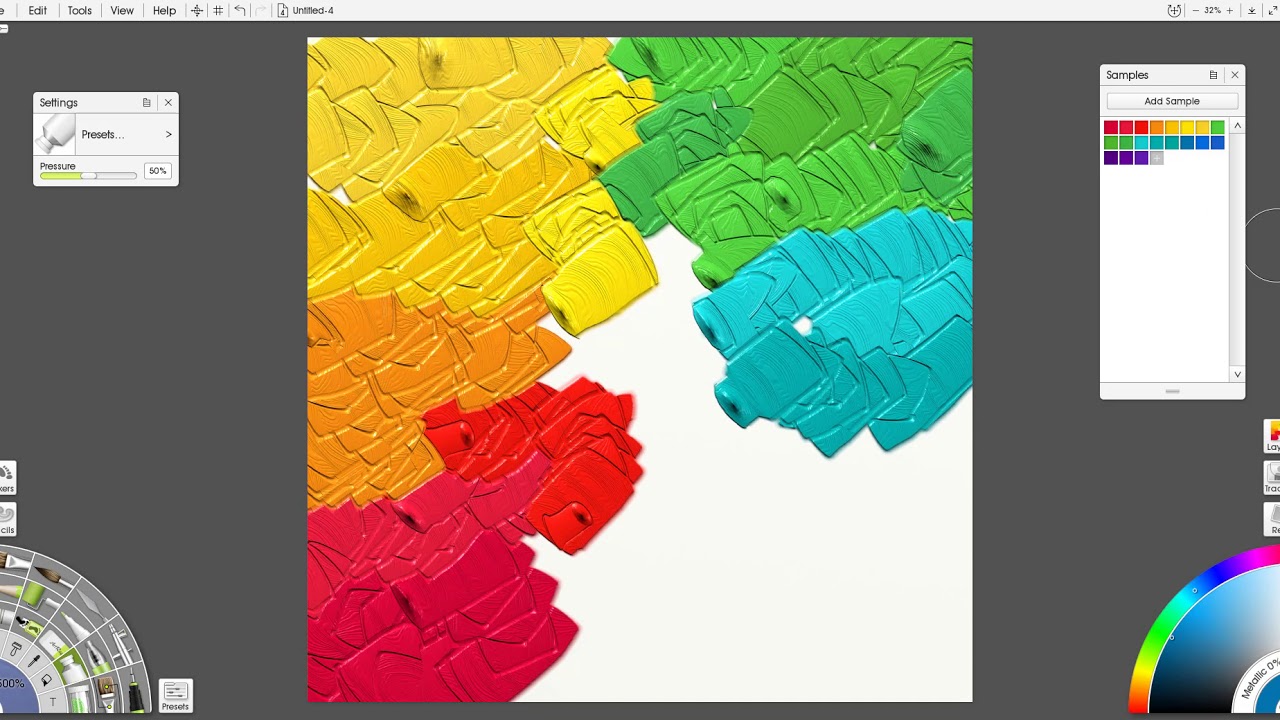 Creating Abstract Color in Artrage