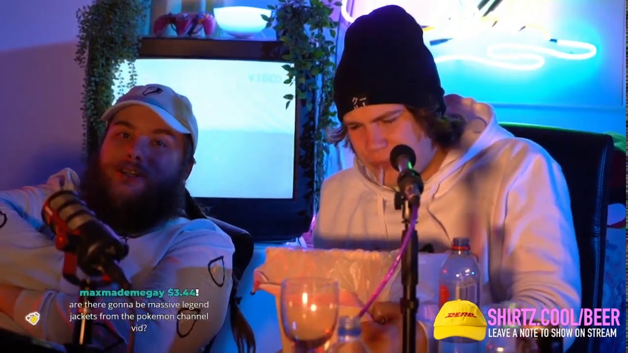 MAXMOEFOE Throws up during Cold ones livestream