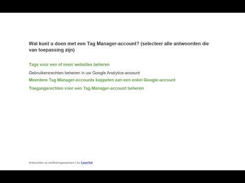 Google Tag Manager certificeringsexamen | Certificerings examen antwoorden #examroll
