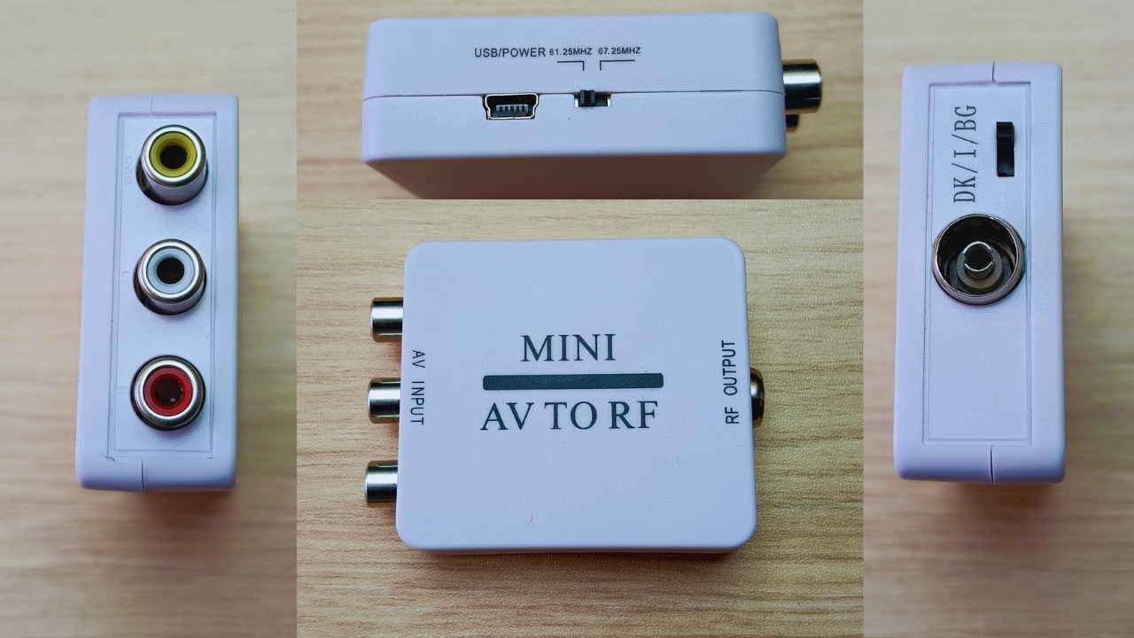 How to Use a mini AV to RF converter and why you need it