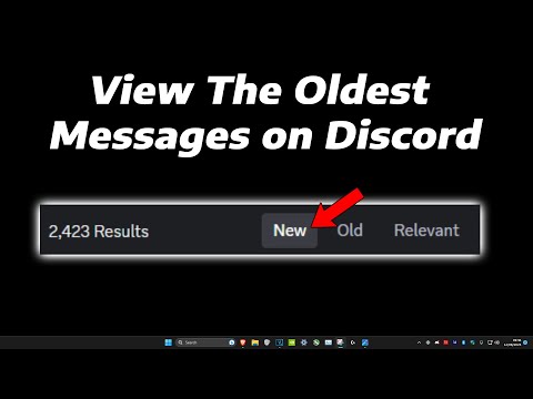 How To View Old Messages on Discord (View First Messages) Go To Beginning Of Chat Without Scrolling