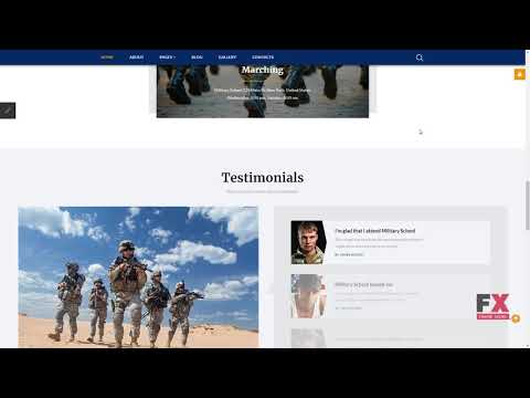 Military School Responsive Joomla Template TMT | Free Template Alpho