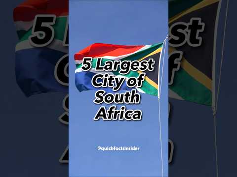 South Africa's Megacities: Exploring the Five Largest Urban Hubs!ποΈπΏπ¦