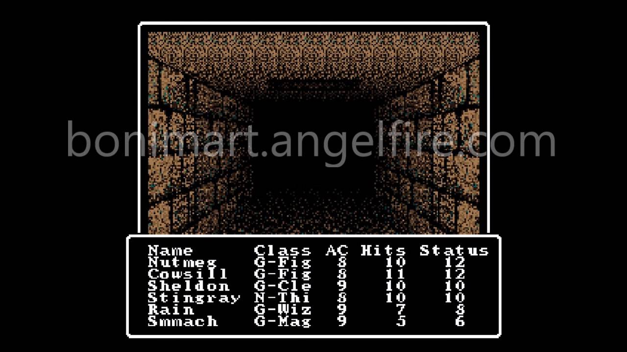 Wizardry V: Heart Of The Maelstrom Gameplay Video #1