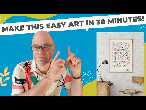 Easy Abstract Art Anyone Can Make Today!