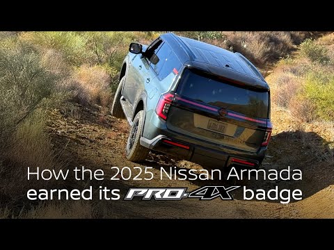 How the All-New 2025 Nissan Armada earned its PRO-4X badge