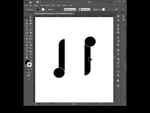 MAKE LETTER H LOGO IN SECONDS