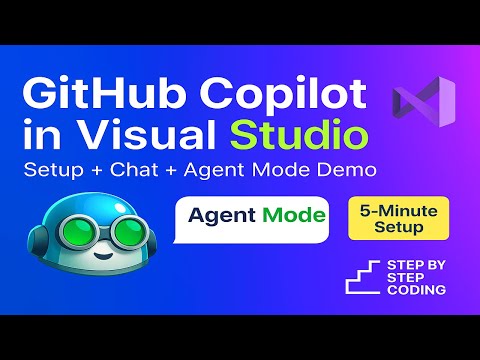 Install GitHub Copilot in Visual Studio (2025) | Chat + Agent Mode Setup Guide
