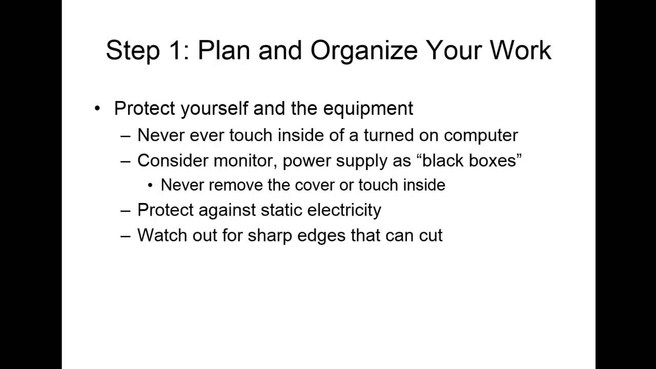 Chapter 2 Working Inside a Computer Pt 1