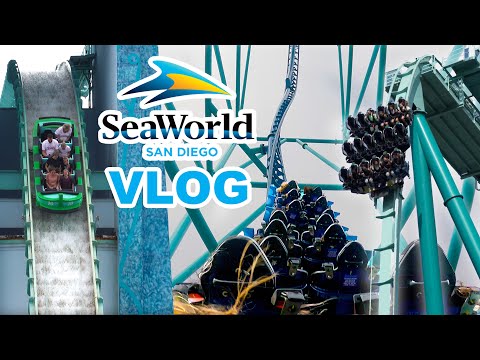 The Roller Coasters of SeaWorld San Diego! Riding Emperor, Manta, Electric Eel, & More!