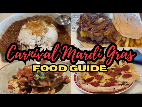 We Tried EVERY Restaurant on the Carnival Mardi Gras Cruise Ship!