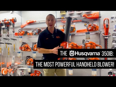 Introducing the Husqvarna 350iB Leaf Blaster