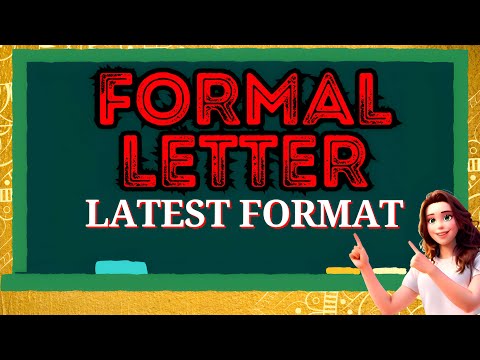 Formal Letter Latest Format | Letter Writing Format