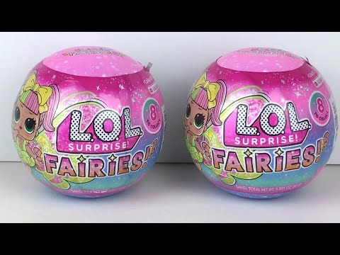 LOL Surprise Fairies Mini Dolls: Make Fairy Wings Craft ✨ Unboxing & Review