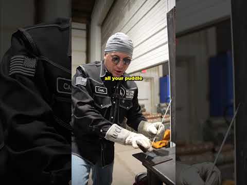 Should you drag or pull your welding rod? 🧐 #welding