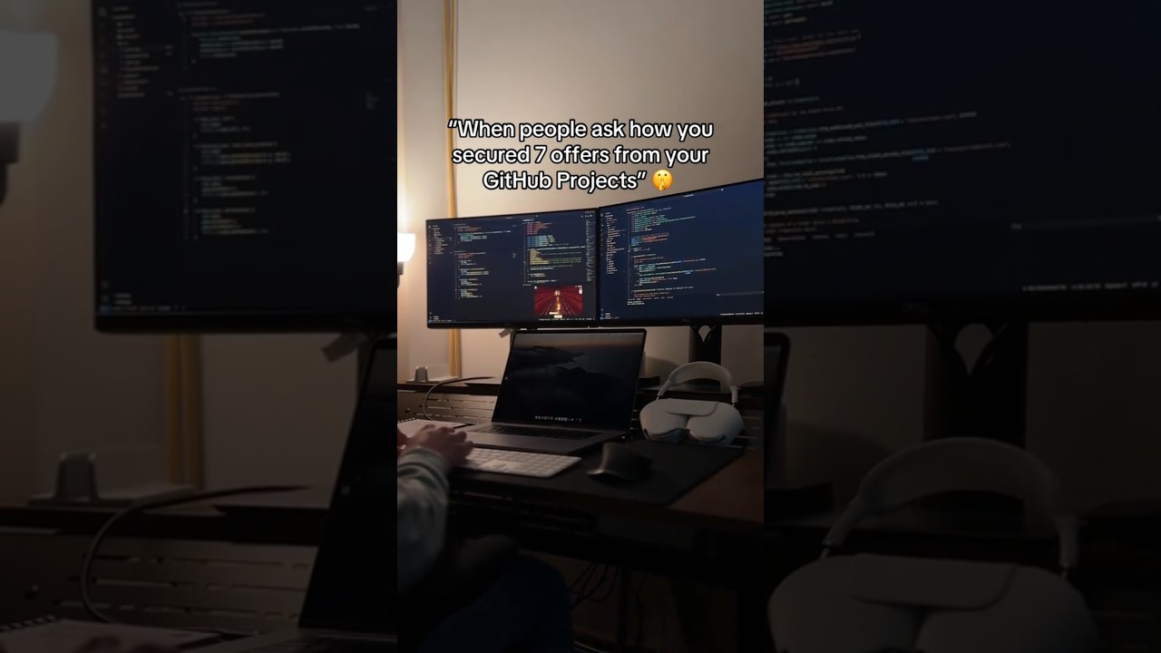 A GitHub project portfolio with quality readmes is 🔑 #techtok #ai #javascript #coding #breakintotech