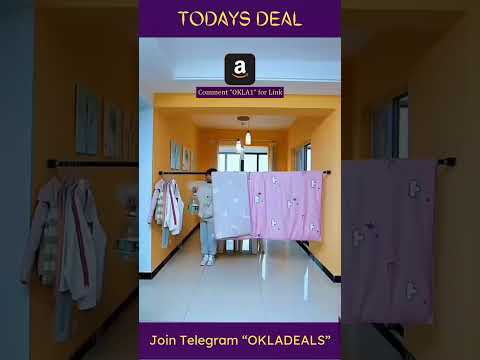 Stainless Steel Extendable Shower Curtain Tension Rod Non-Drilling Anti-Skid | #OKLADEALS
