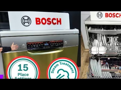 Bosch dishwasher not draining water. How to clean the Bosch dishwasher.