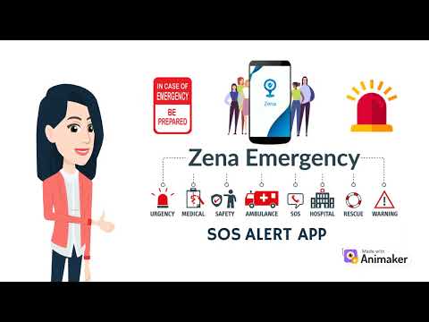 Zena SOS Emergency Alert App for Android - Free App Download