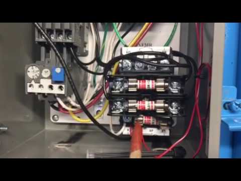 Checking to see if transformer and fuses are good