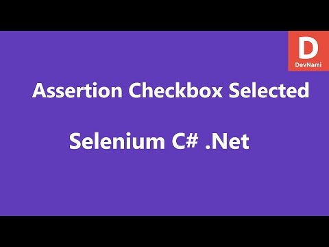 Learn Selenium C Assert Checkbox Selected - Mind Luster