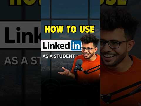 How to use LinkedIn as a Student✅| #lmtshorts #shorts