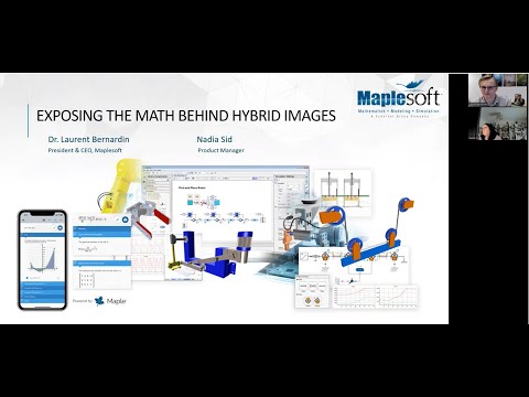 Exposing the math behind hybrid images with Maple