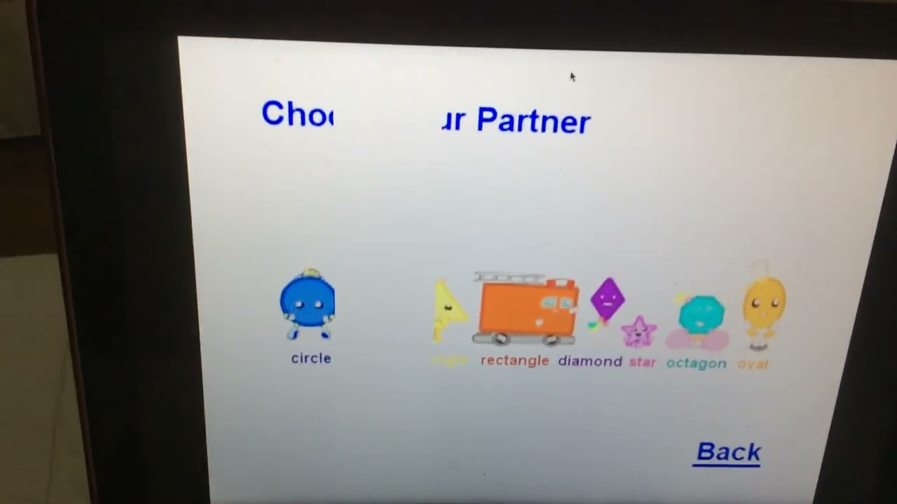Meet the Shapes DVD Menu