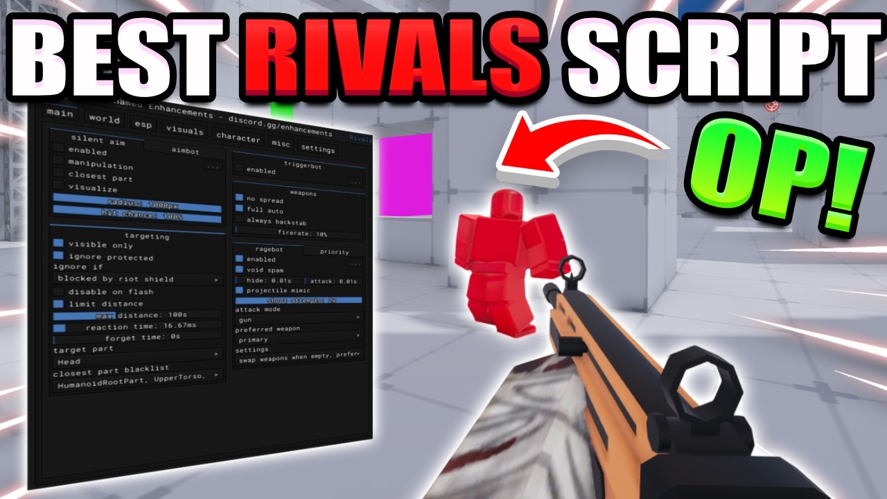 Best Rivals Script/Hack! | Unnamed Enhancements | FFA Rage Bot, Aimbot, Unlock All Skins & More!