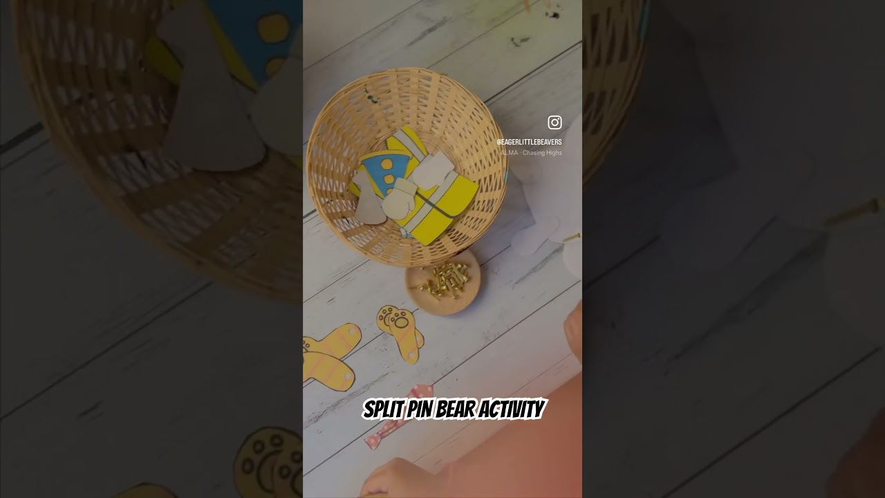✨Split Pin Bear Activity✨🧸 #shorts