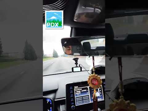 Going to pick up my friend from Portland International airport.