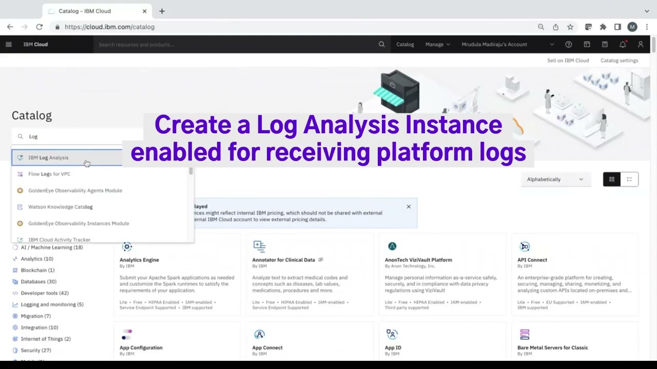 3  IBM Analytics Engine - Enabling logging using - 