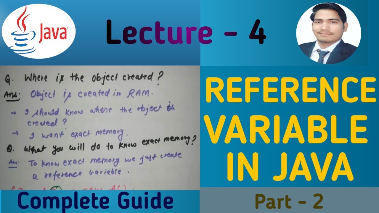 Java Tutorial: Reference Variable in Java | Core Java #3 | Part 2| Creative Java Programming