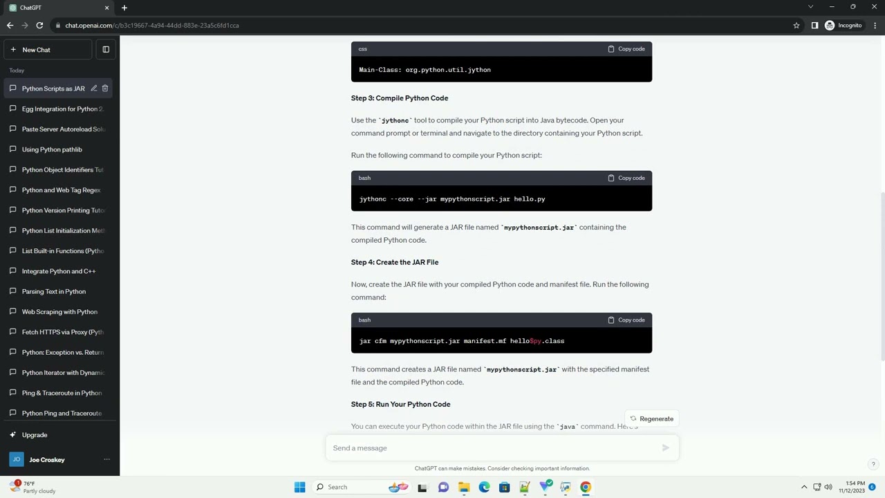 Distributing my Python scripts as JAR files with Jython