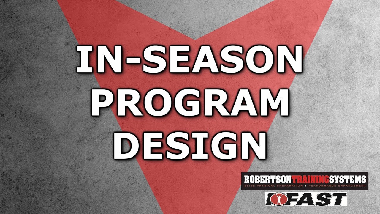 In-Season Program Design