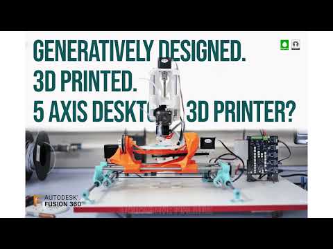 5 Axis Generatively Designed 3D Printer - Gen5X by Generative Machine by GenerativeMachine ...