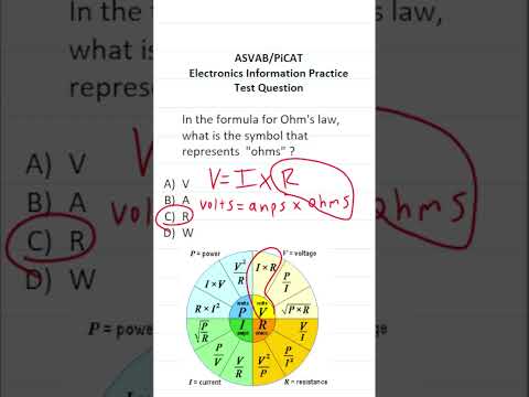 ASVAB/PiCAT Electronics Information Practice Test Question #acetheasvab with #grammarhero