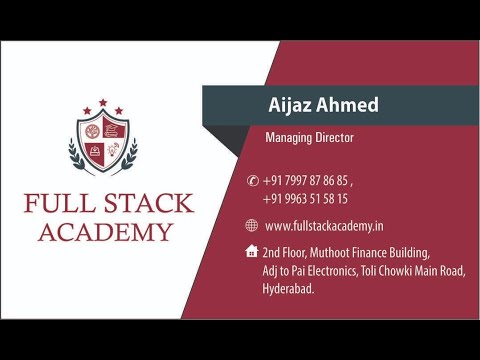 Full Stack Academy, Hyderabad: Data Science, Microsoft.Net Developer ...