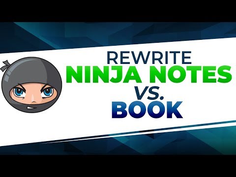 Rewriting NINJA Notes vs NINJA CPA Book