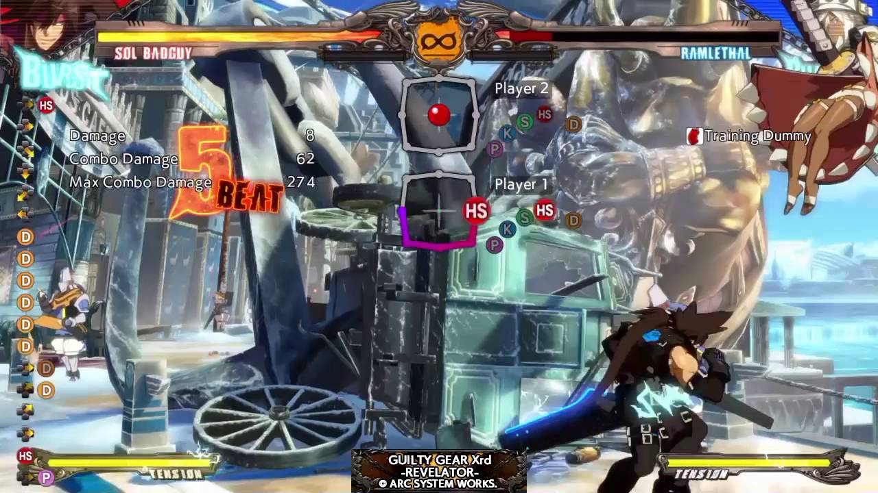 Sol burst corner combo + Instant Kill combo